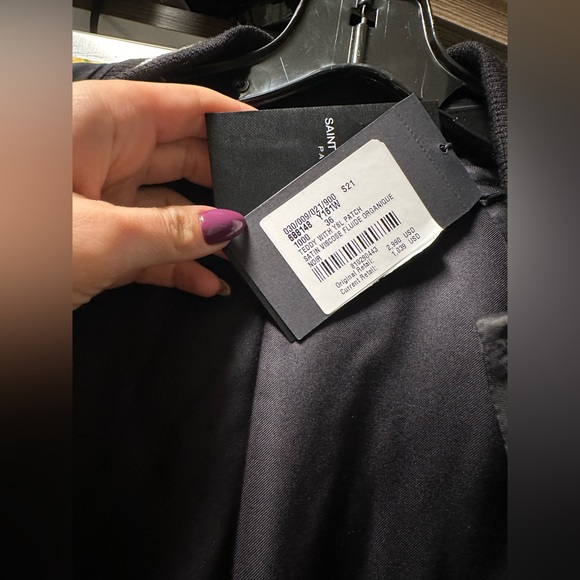 Yves Saint Laurent | Jackets & Coats | Yves Saint Laurent Teddy With ...